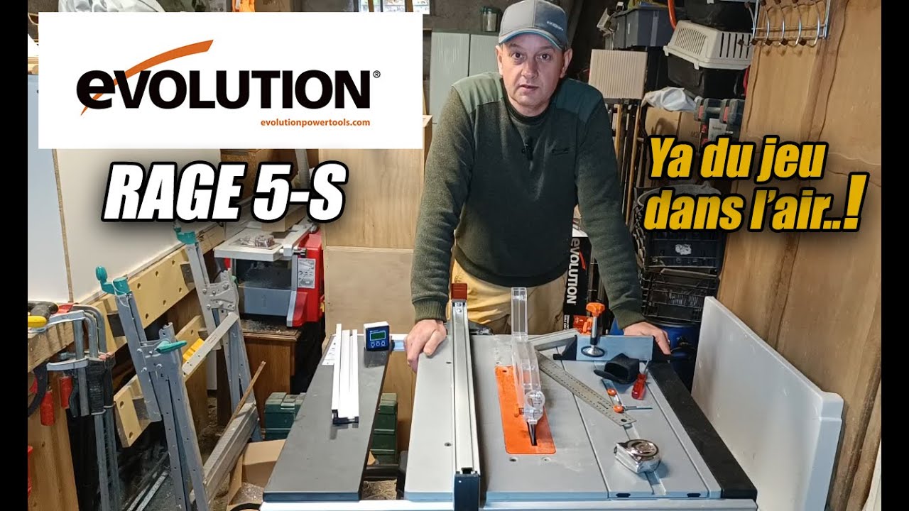Scie sur Table EVOLUTION RAGE 5-S - YouTube