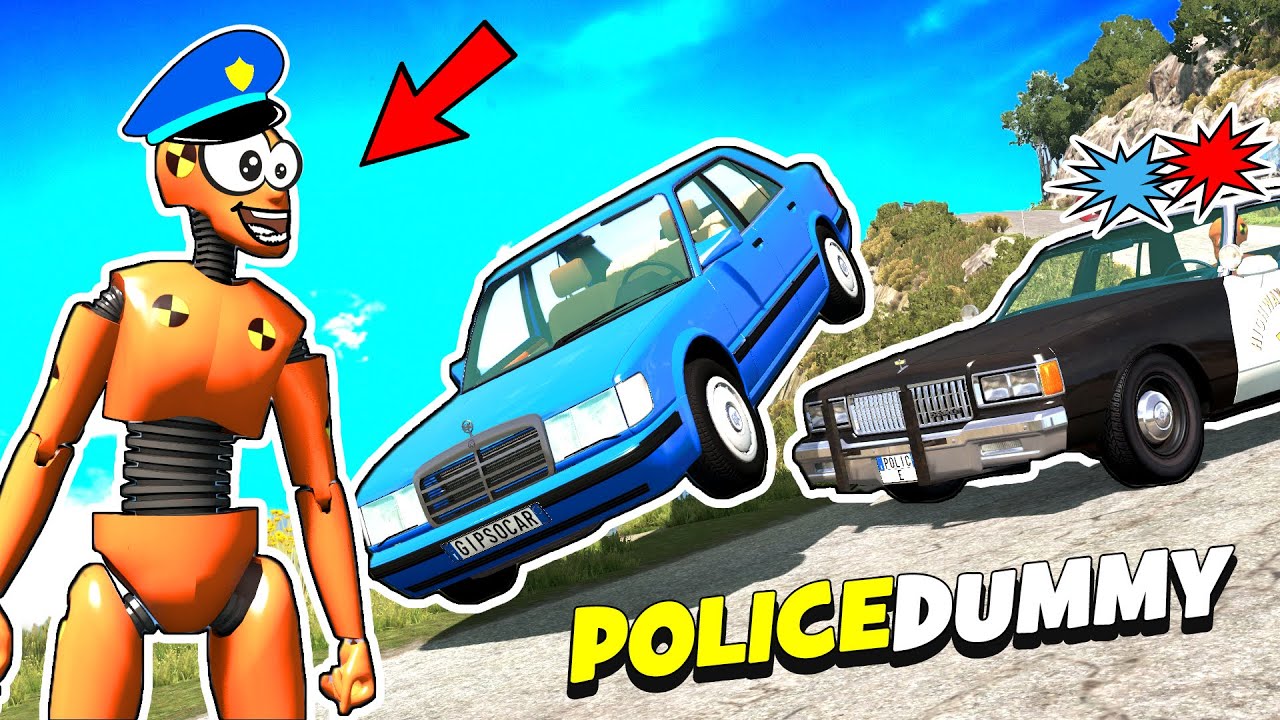 Police Dummy Brothers 3 BeamNG.Drive - YouTube