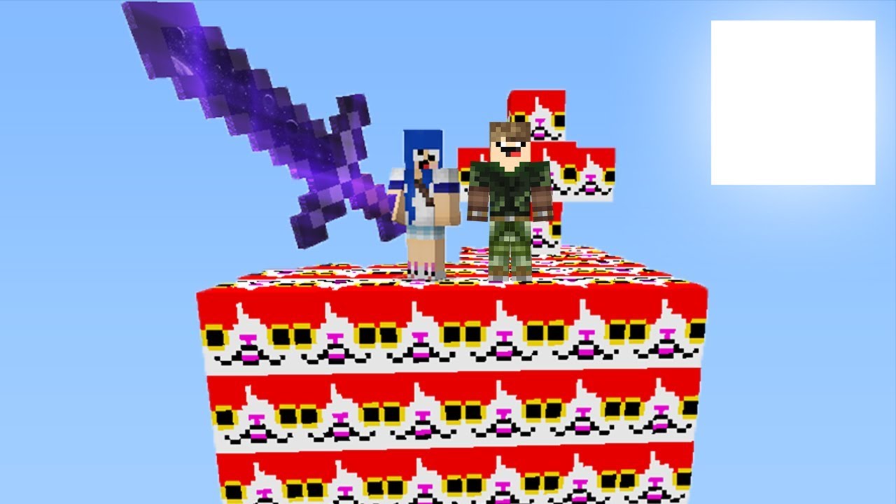 Lucky Block Do Gato L Minecraft Ilha Lucky Block Youtube