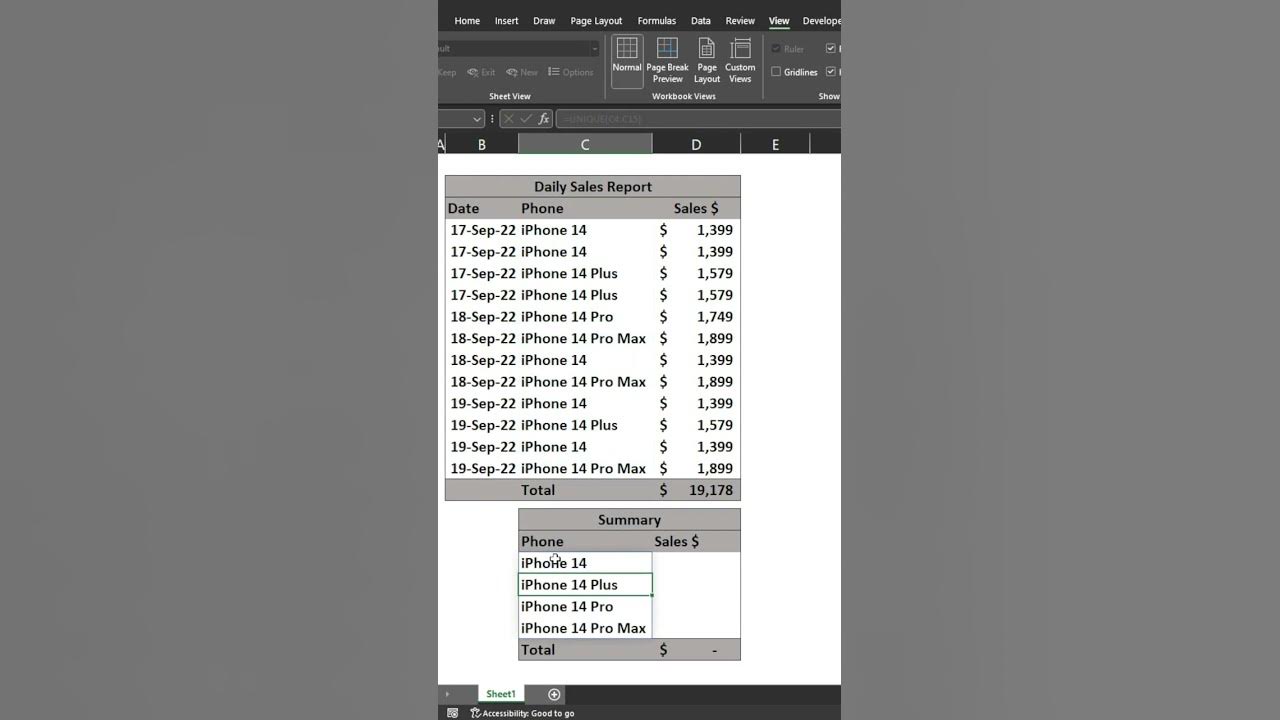 Sumif Function Excel Youtube
