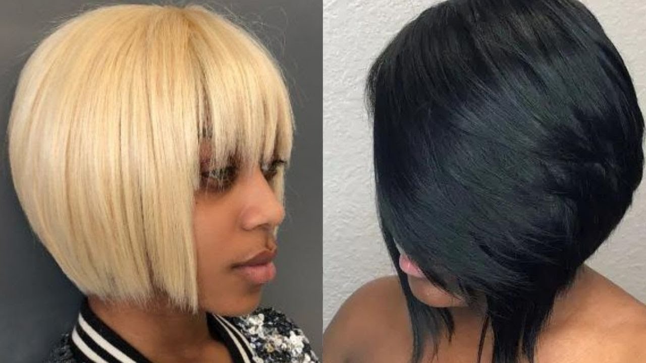 Bobs, Lobs & Shoulder Length Haircut Ideas for Black Women - YouTube