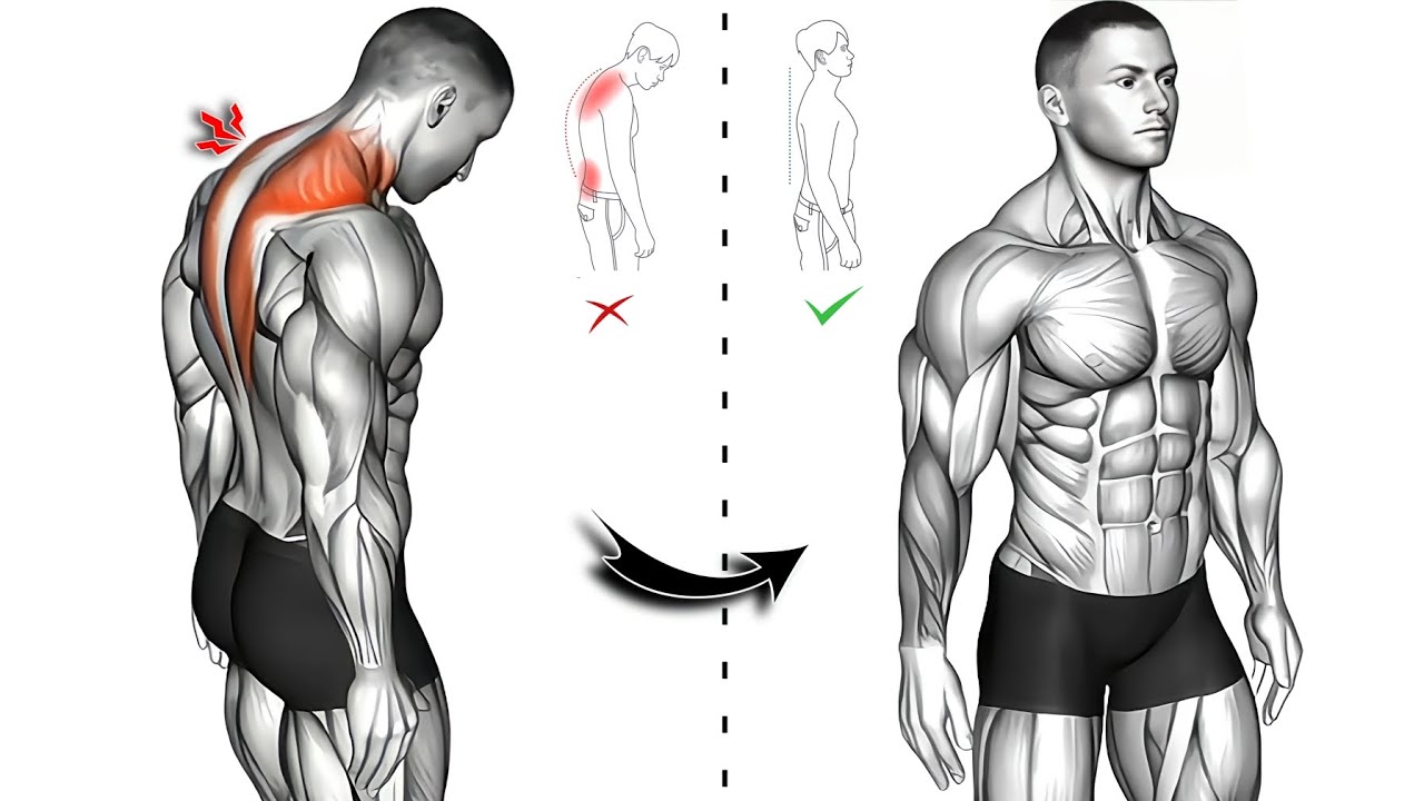 "Get A Good Posture With These 8 Posture Correction Exercises" - YouTube