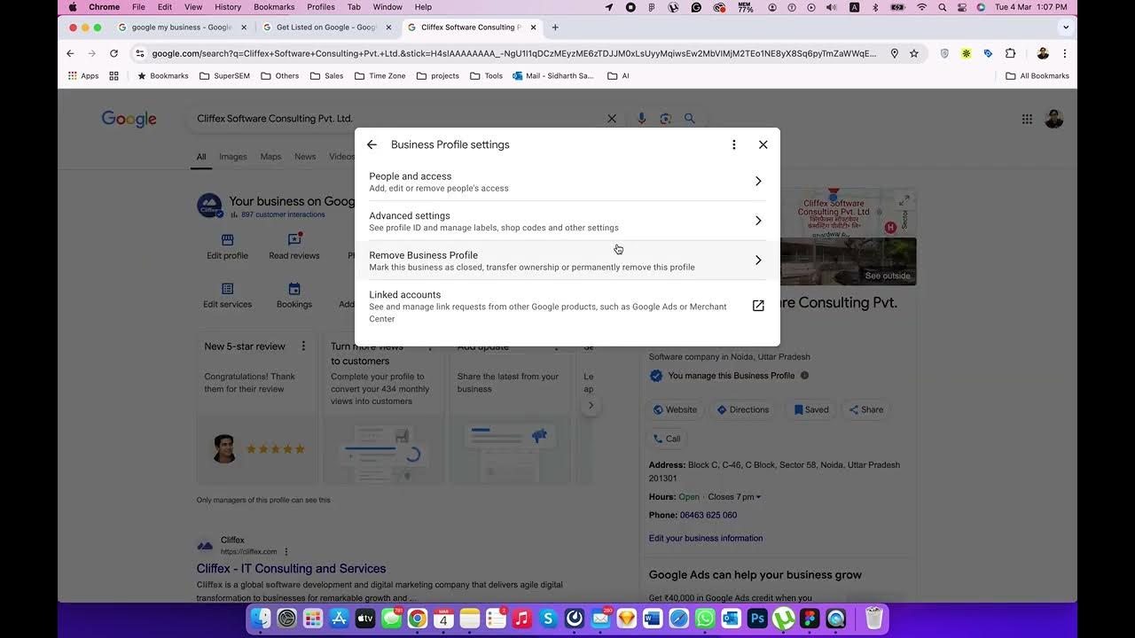 Google My Business Request access Tutorial - YouTube
