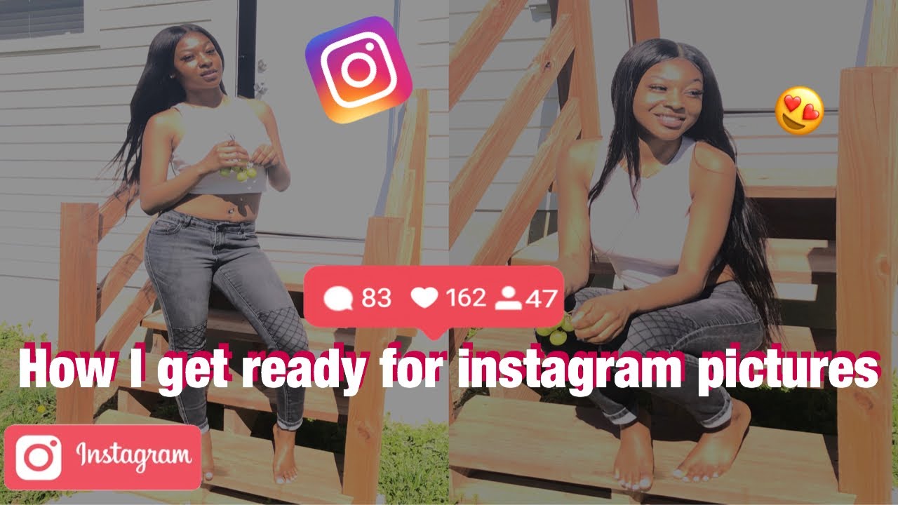 HOW I GET READY FOR IG PICTURES | UPDATED VERSION | DIOR AVA - YouTube