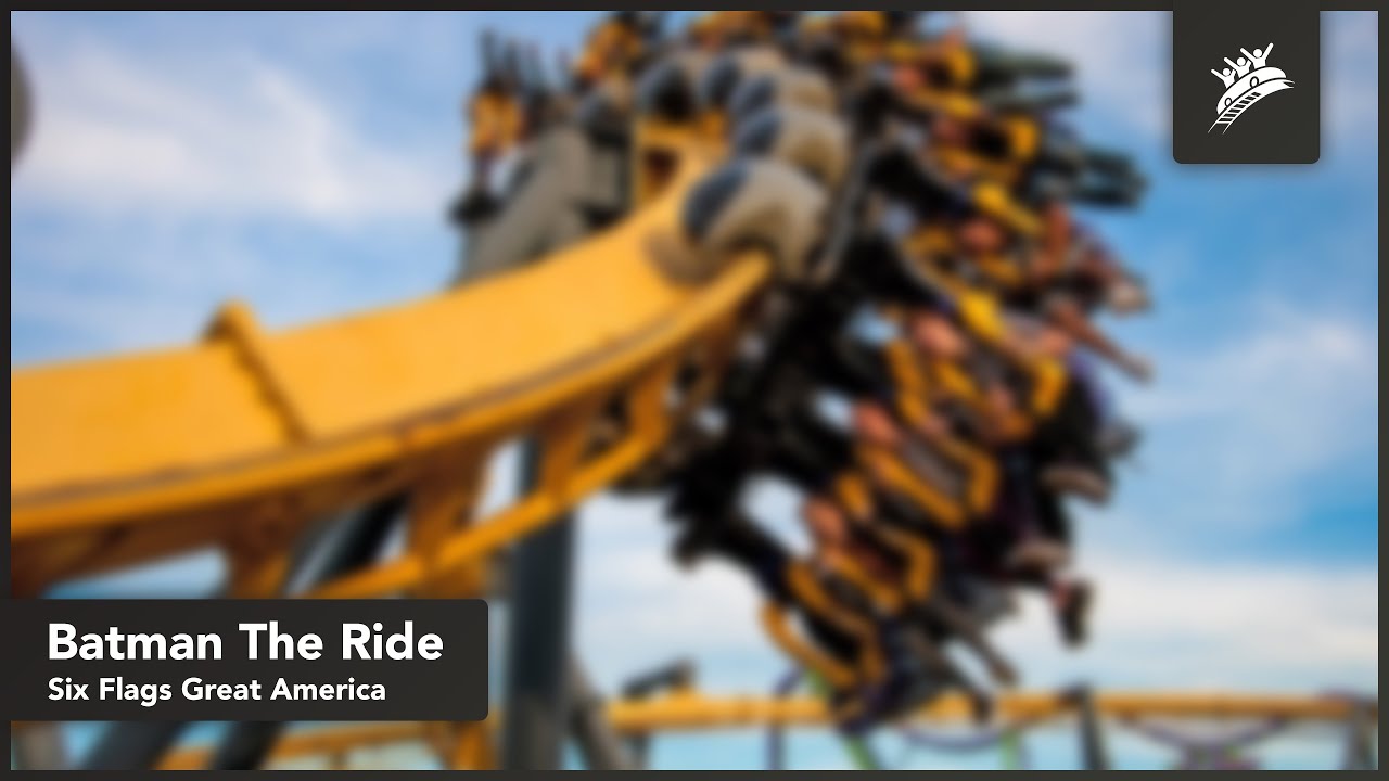 Batman The Ride | Six Flags Great America | Theme Park Music - YouTube