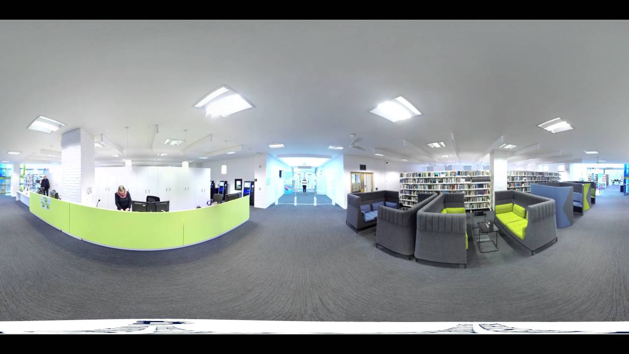 UOW Martial Rose Library - Reception 360 - YouTube
