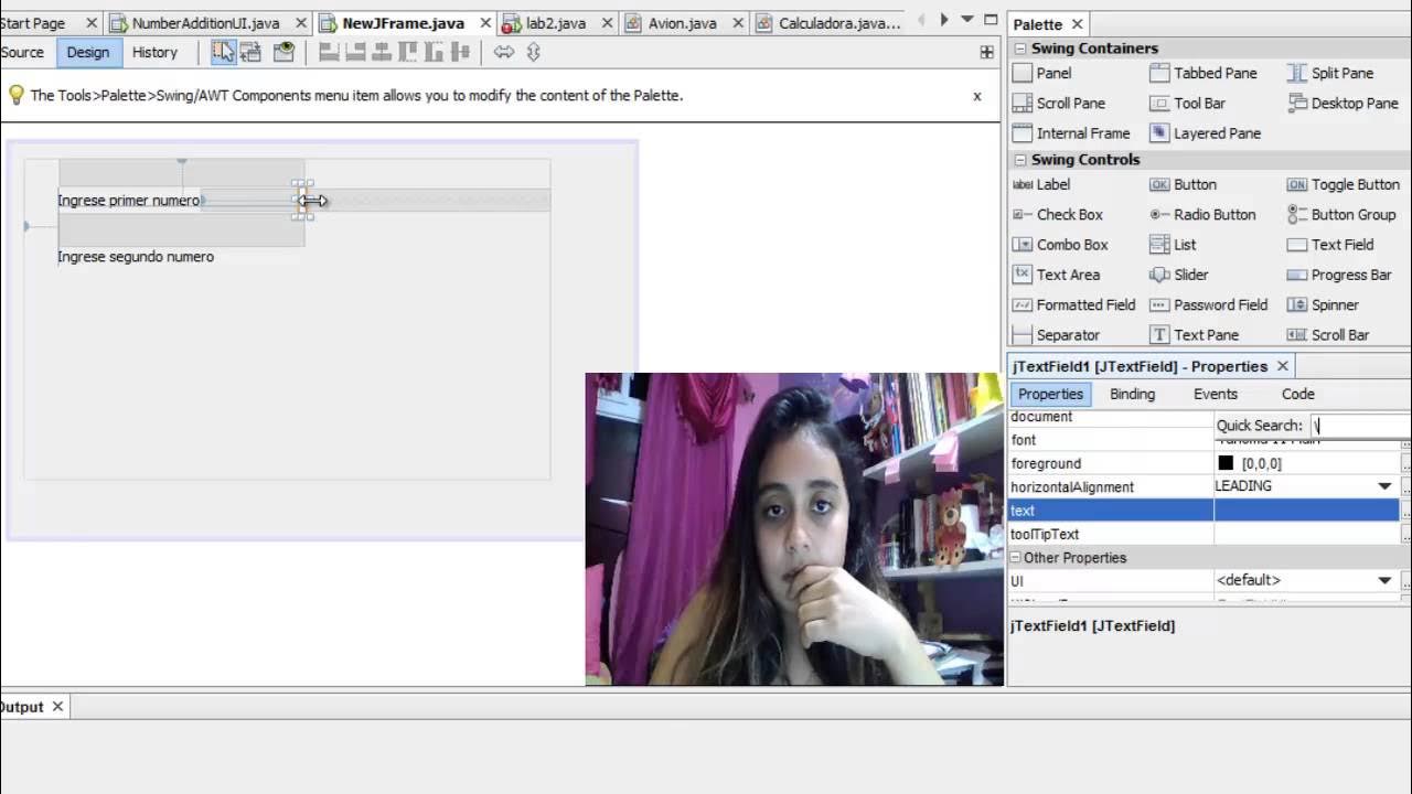 Calculadora con interfaz grafica en Java con netbeans(primera parte ...