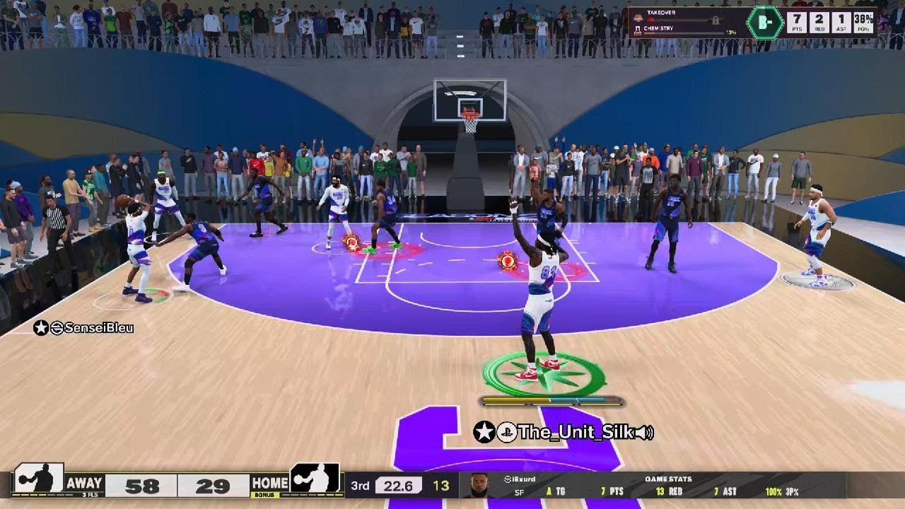 NBA 2K25 99 standing DUNK big man - YouTube