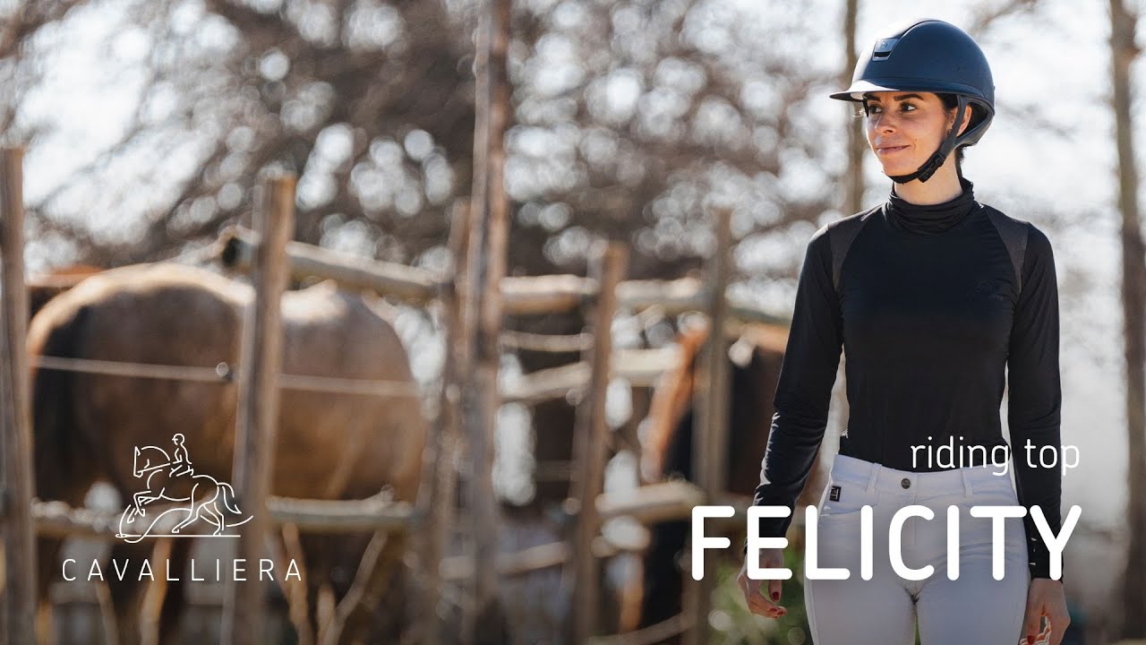 CAVALLIERA FELICITY riding top, equestrian apparel - YouTube