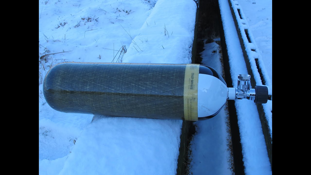 Shooting on scuba tank - YouTube