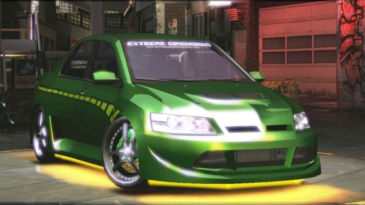 MITSUBISHI LANCER EVOLUTION - NEED FOR SPEED: UNDERGROUND 2 - YouTube