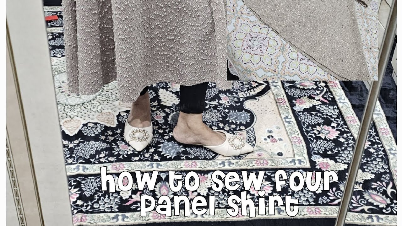 How to sew panel shirt - YouTube