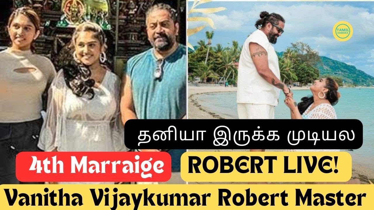 Robert Master Vanitha Vijaykumar Getting Married! #vanithavijayakumar # ...