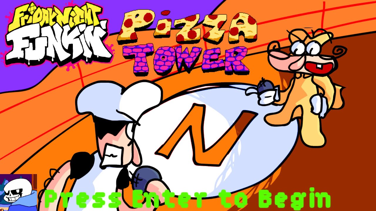 FNF PIZZA TOWER PEPPINO VS THE NOISE UNLIKELY RIVALS #pizzatower # ...