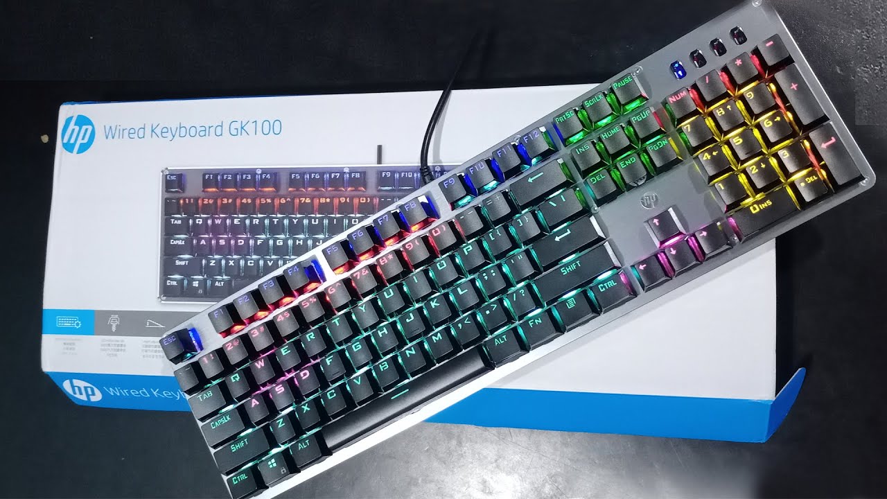 Gaming Mechanical Keyboard From HP | GK 100 & GK 200 - YouTube