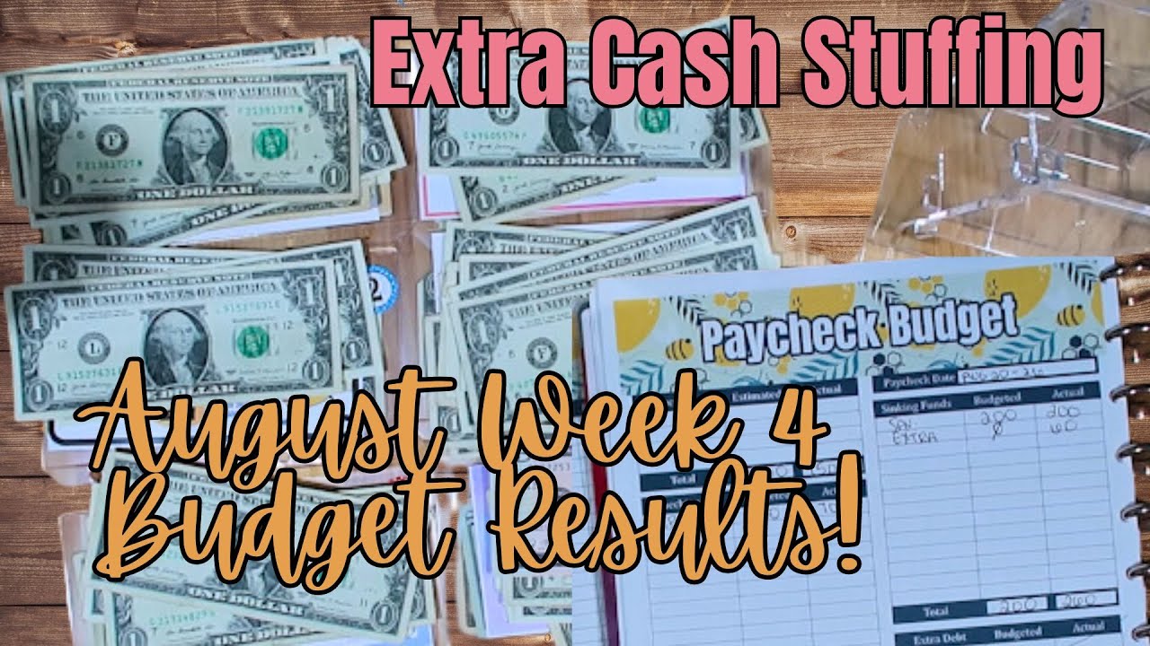 Paycheck budget 4 Results! | Extra cash stuffing | Budget with Me # ...