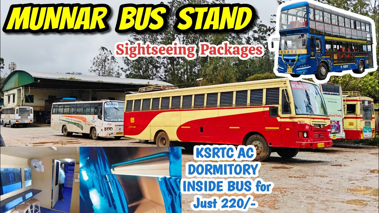 Unique Stay at just 220/- MUNNAR Bus Stand #bus #munnar #travel #kerala ...
