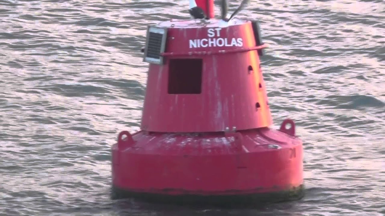 Red Can Buoy, St Nicholas Plymouth Sound, Devon, England 26th August ...