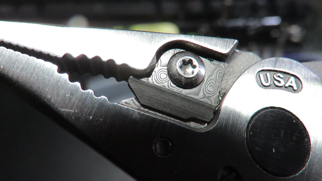 Leatherman ARC with beautiful damascus wire cutter ! - YouTube