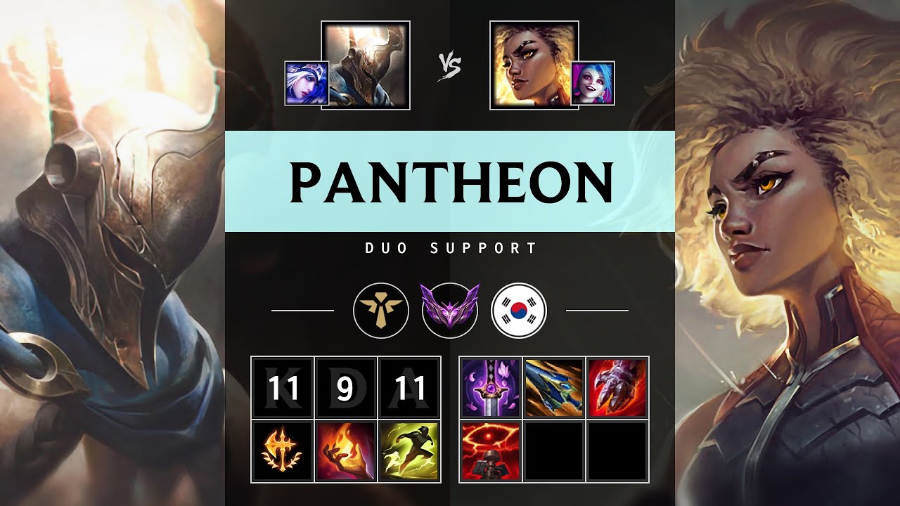Pantheon Support vs Rell - KR Master Patch 25.17 - YouTube