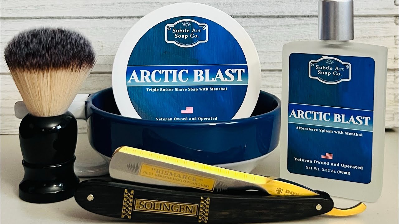 New “Arctic Blast” Menthol Shave Soap and Splash! Available This ...
