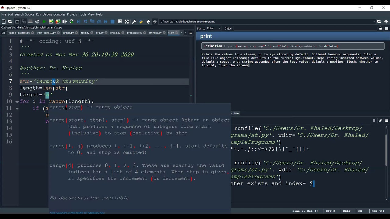 CS111-Python-Working_on_Strings_Part 6 - YouTube