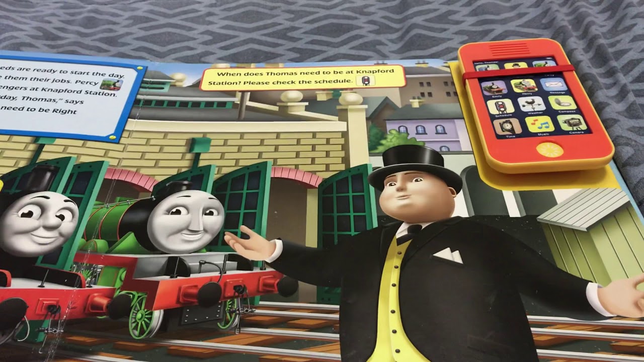 Thomas & Friends: Hello, Thomas! (Play-a-Sound Book Cell Phone) - YouTube