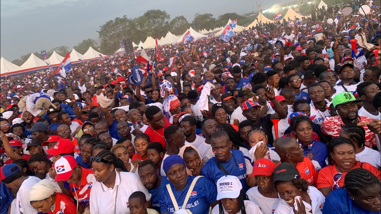 🛑LIVE: Over 500,000 MASSIVE CROWD Storms NPP Final Rally to Election at ...
