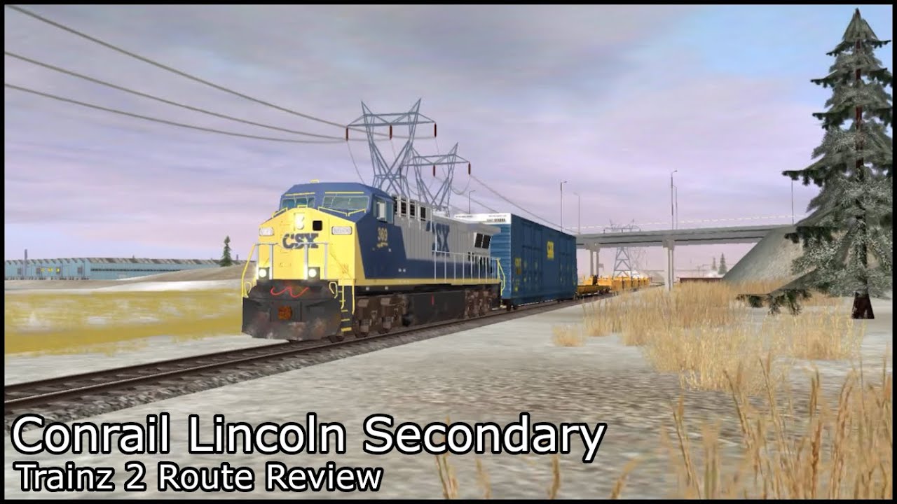 Conrail Lincoln Secondary Trainz 2 Route Review - YouTube
