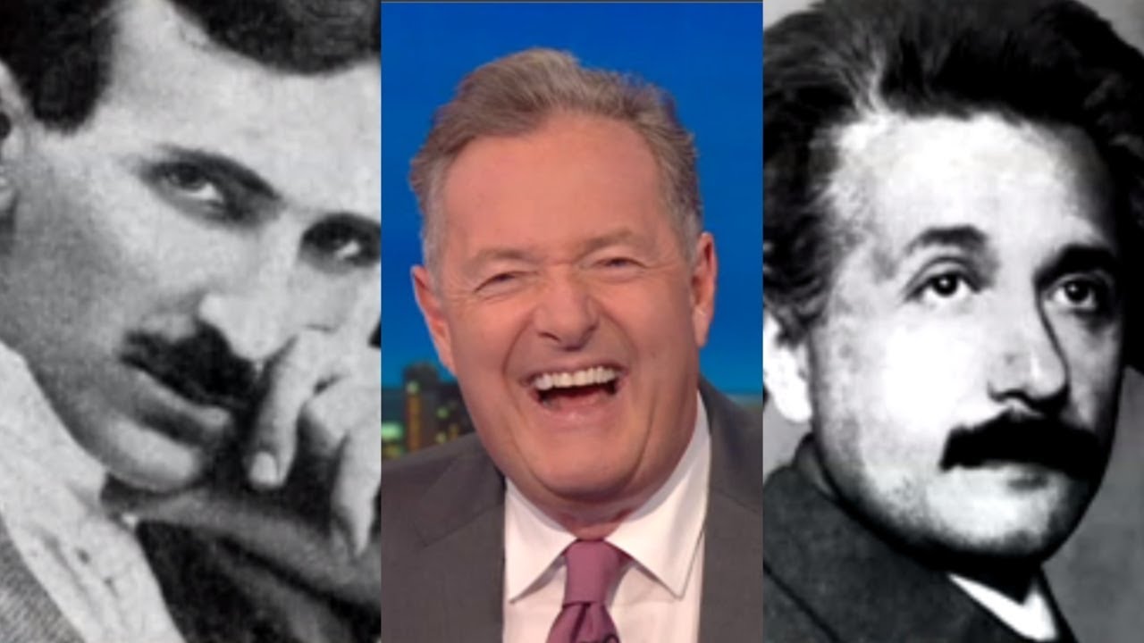 Piers Morgan proves ‘every’ great scientist had a moustache - YouTube