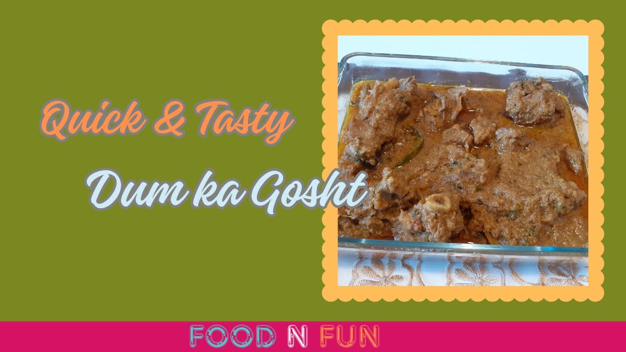 Dum ka Gosht | Mutton Recipe - YouTube
