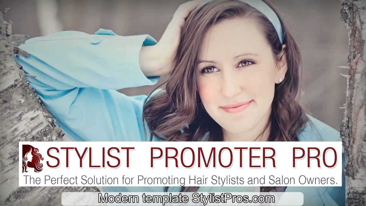 Stylist promotional video Modern template for Hair Stylists Call ...