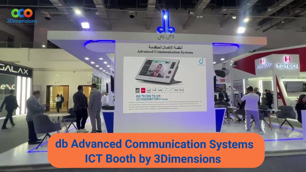 Exhibition Booth for db Advanced Communication Systems | ICT Exhibition ...