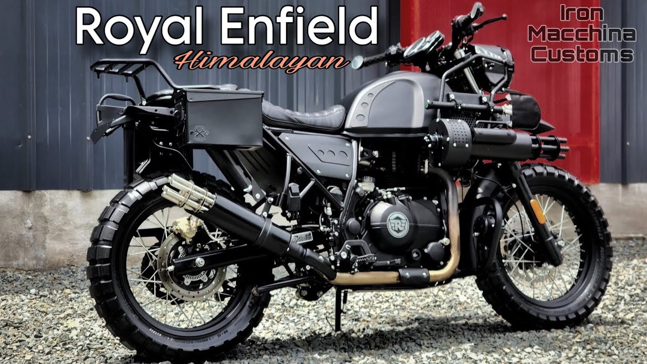 CUSTOM | Royal Enfield Himalayan “Black-Ops” by Iron Macchina Customs ...