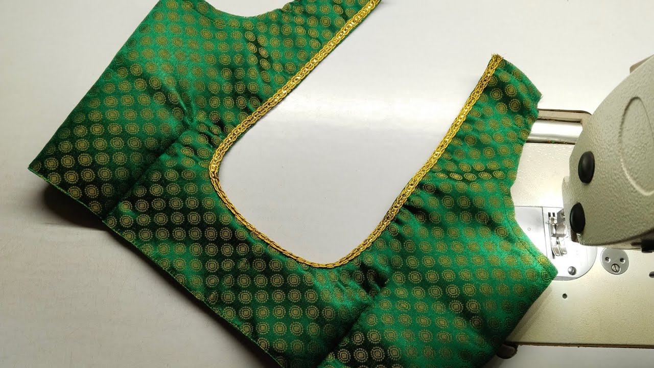 prince cut blauj back part catting and stitching Very simple and easy ...