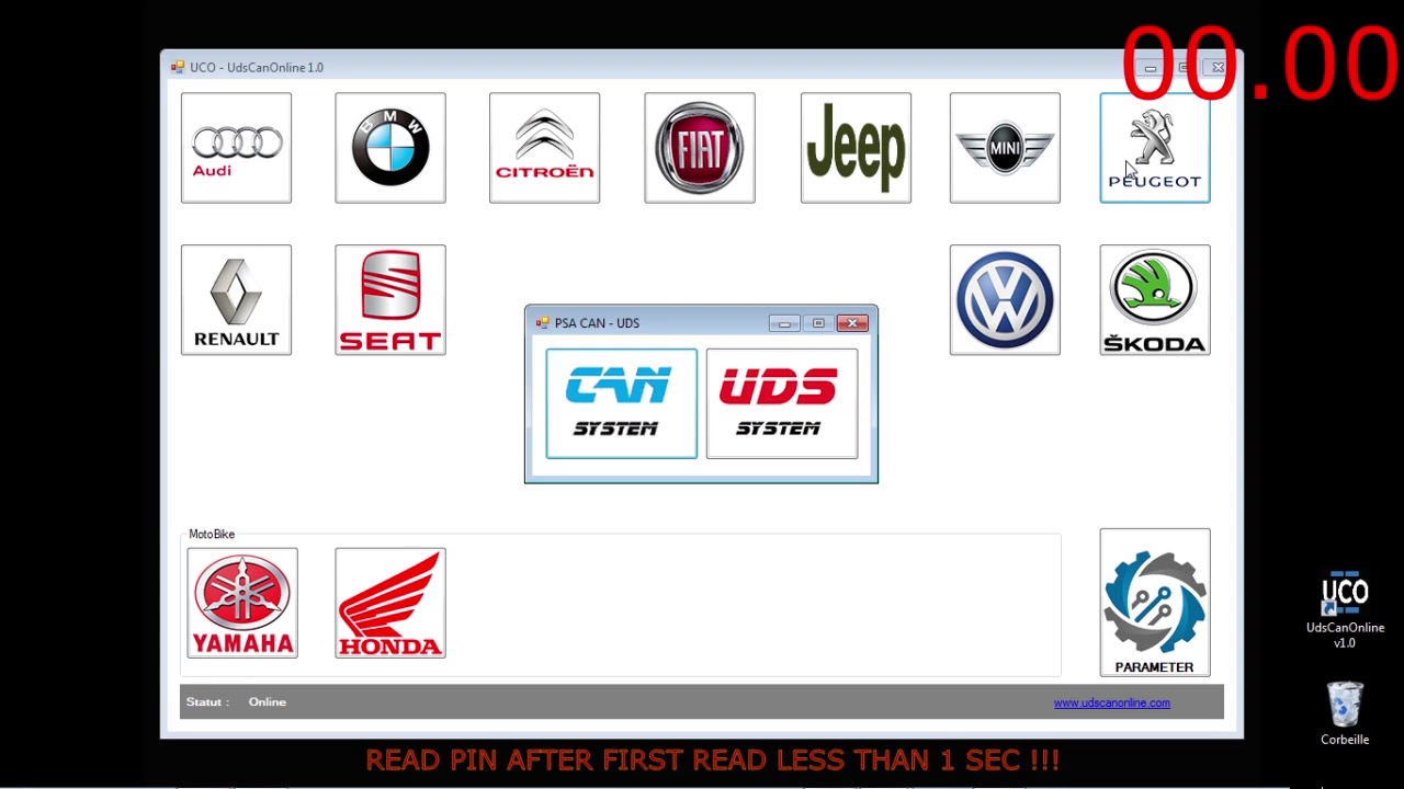 READ PIN BSI DELPHI PSA - YouTube