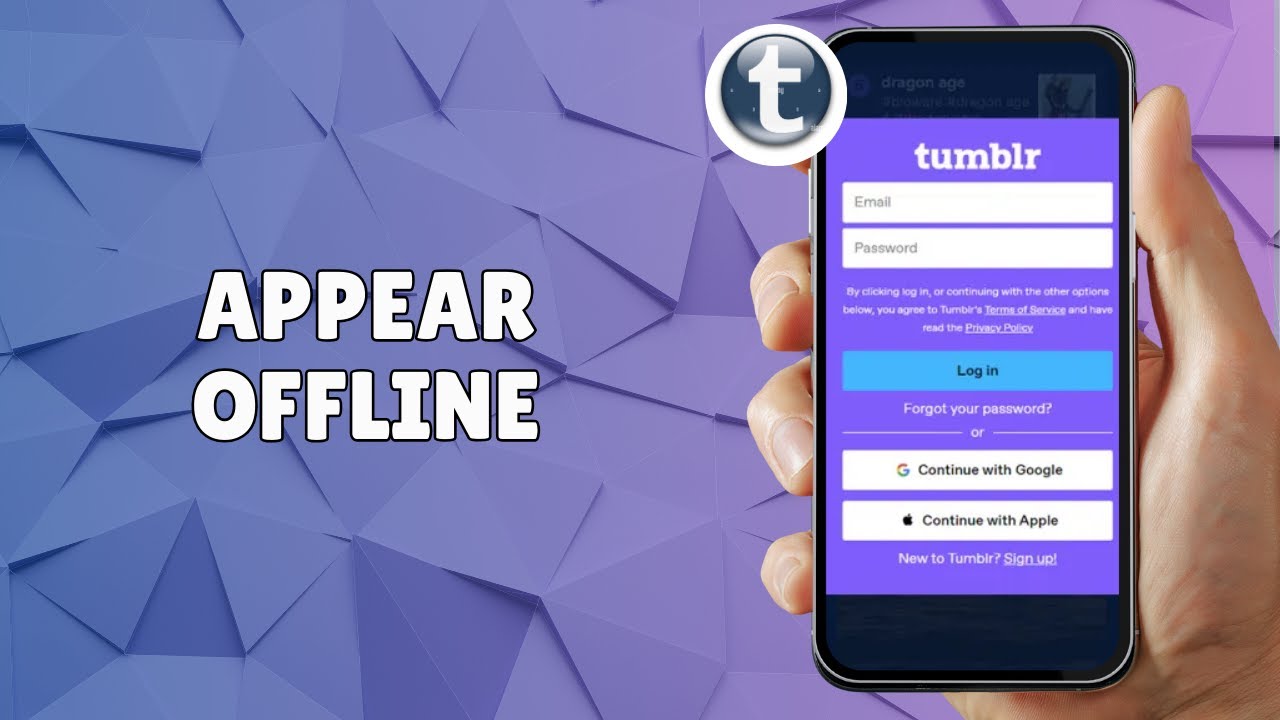 HOW TO APPEAR OFFLINE ON TUMBLR - YouTube