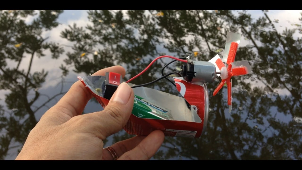 How To Make A Electric Boat by Coca-Cola - Air Boat - YouTube