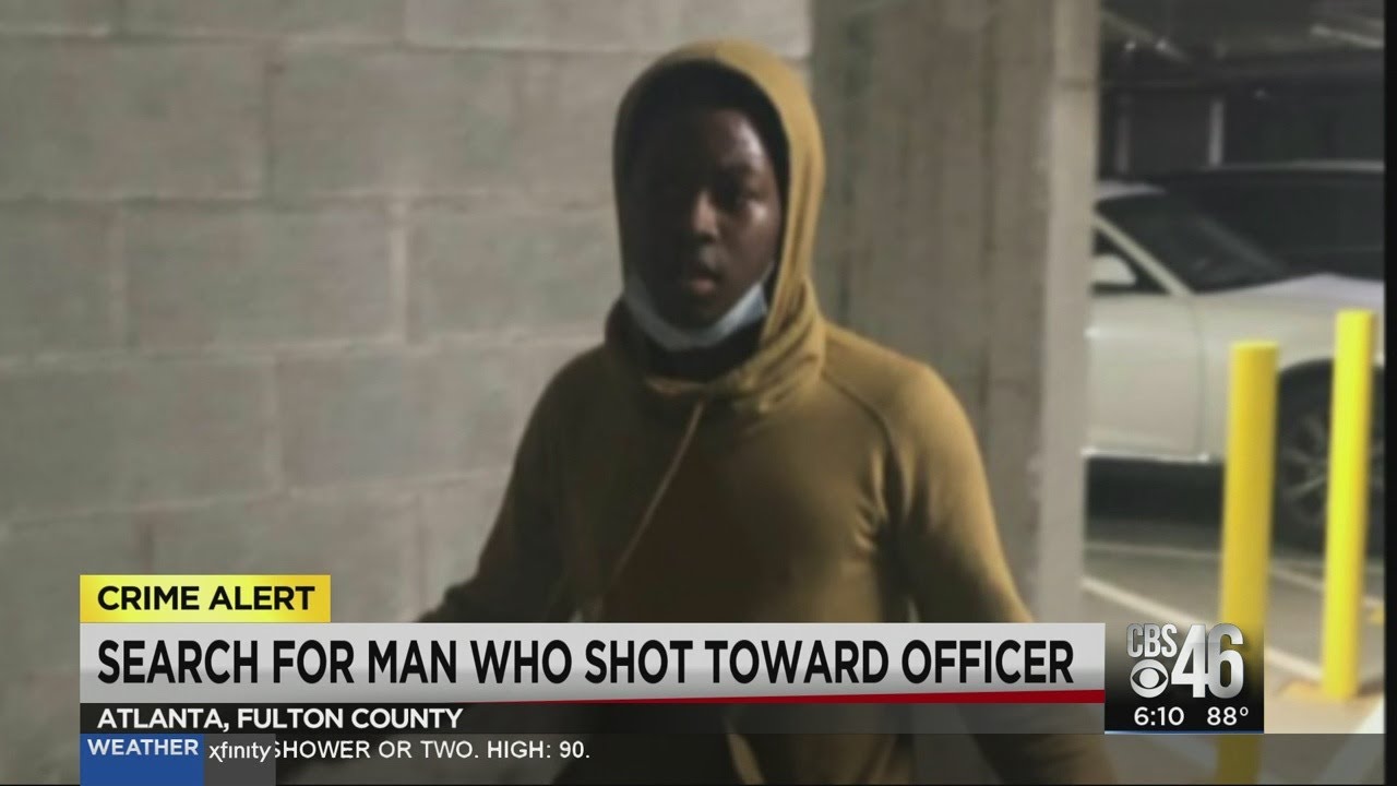 Police search for man who shot toward an officer - YouTube