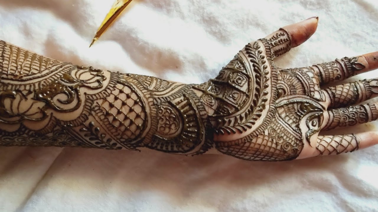 easy full hand bharma design 2021// latest bridal mehndi //mehndi 2021 ...
