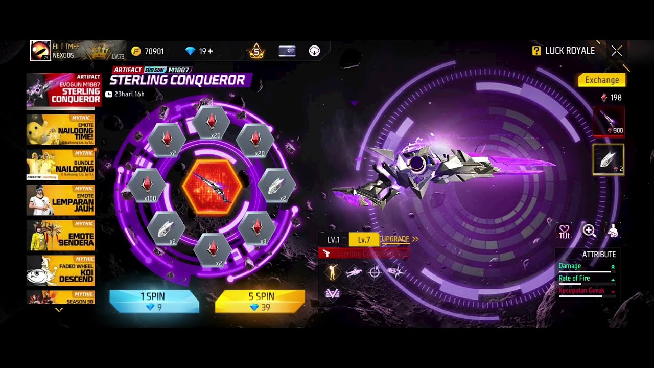 spin sg evo Sterling conqueror - YouTube