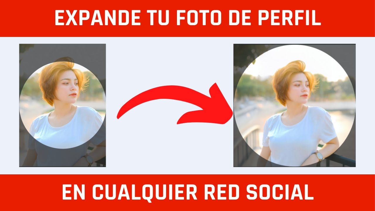 Cómo expandir tu foto de perfil (en cualquier red social) - YouTube