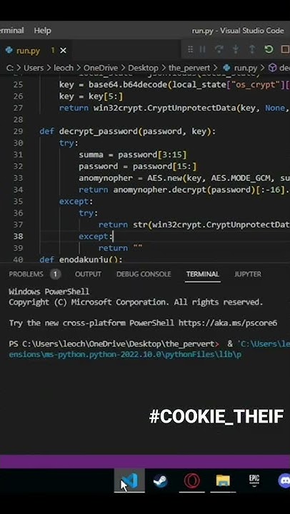 I Programmed A Python Virus To Hack Passwords Youtube