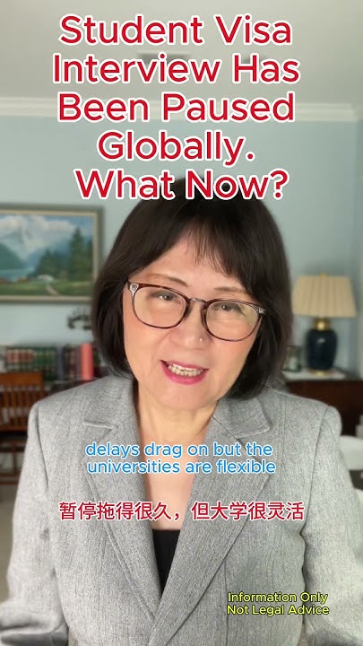 Student Visa Interview Paused Globally - What Now? #immigrants #studentvisa k#immigration - YouTube