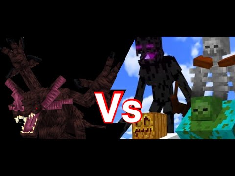 Forsaken(Alex Caves) Vs Mutant Mobs In Minecraft - YouTube