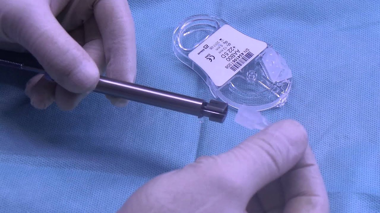 REUSABLE INTRAOCULAR IOL CARTRIDGE & INJECTOR SYSTEM - YouTube