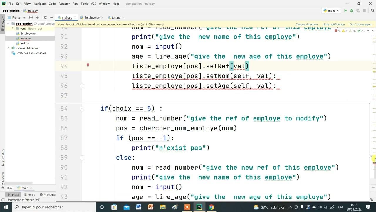 Module: La programmation Orienté Object en python #modify_oop #18 برمجة ...