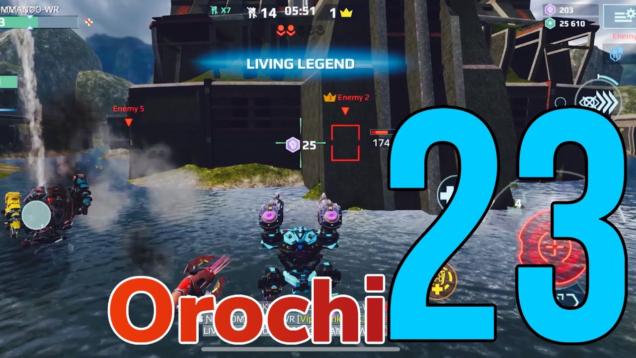 Orochi 23 Kills | War Robot Gameplay - YouTube