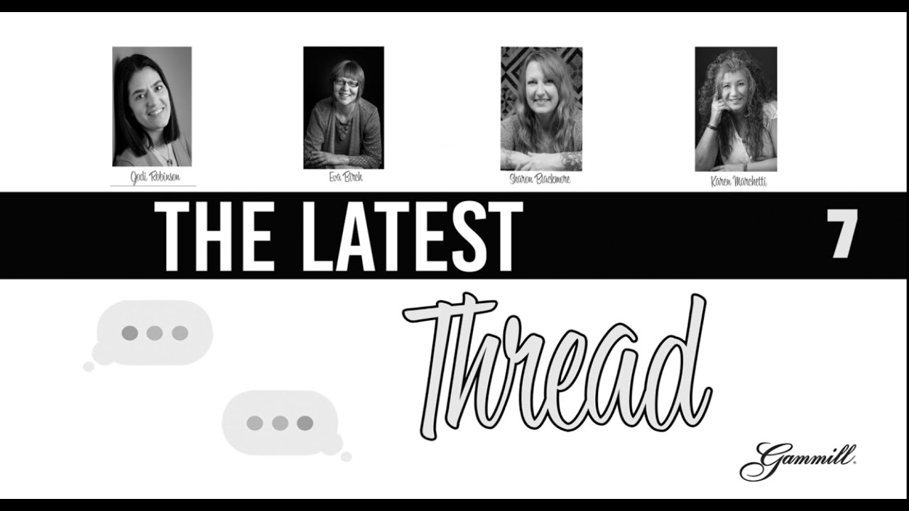 Quilting with Unusual Threads (Latest Thread 7) - YouTube