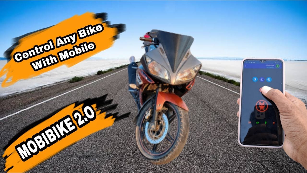 MobiBike 2.O | Control Any Bike With Mobile Phone - YouTube